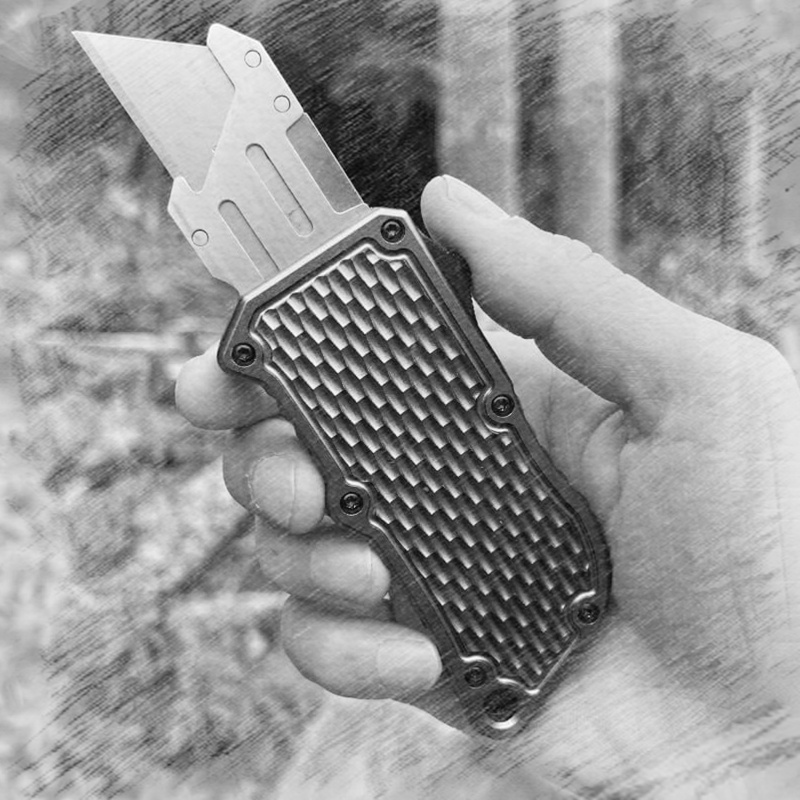 Großhandel Custom EDC Leichtes Alu Otf Box Cutter Rasiermesser ...